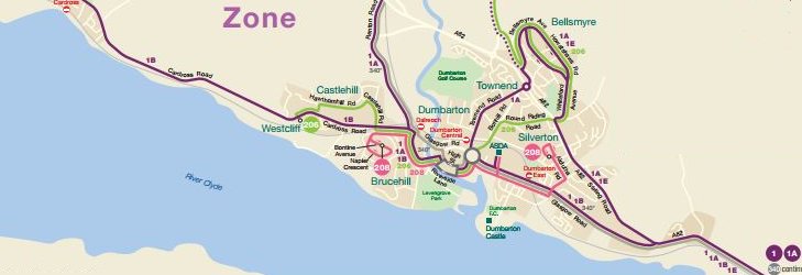 Dumbarton Network Map | First Bus