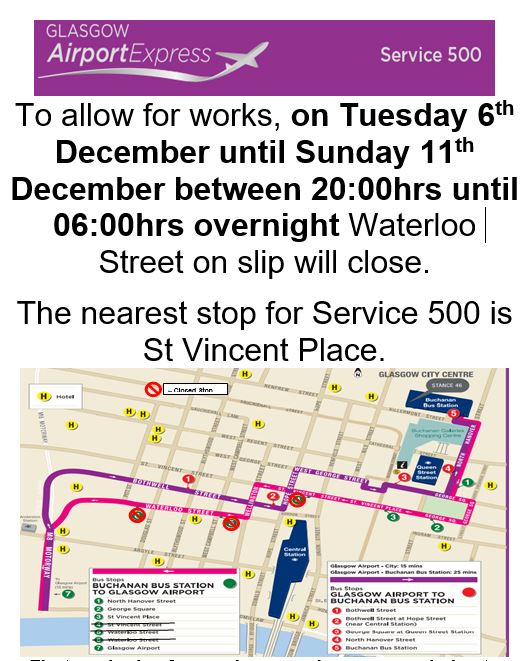 Service 500 Waterloo Street First Bus