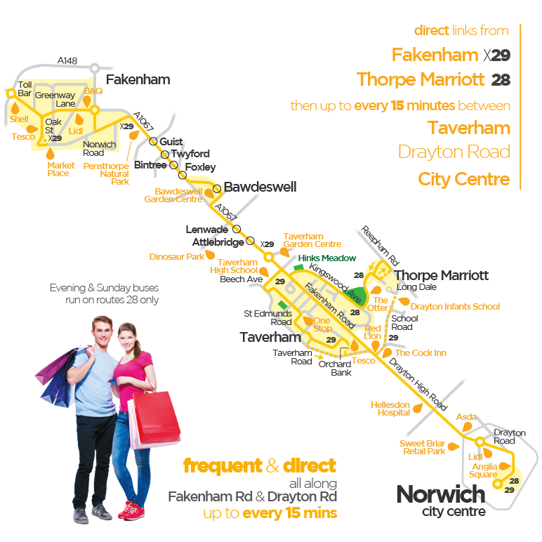 Yellow Line 28|29|X29 | First Bus