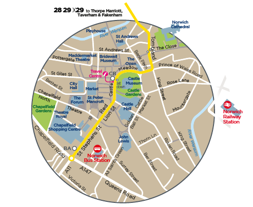 Yellow Line 28|29|X29 | First Bus