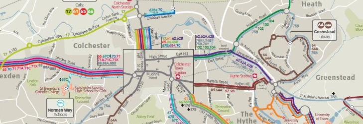Network Maps Essex First Bus