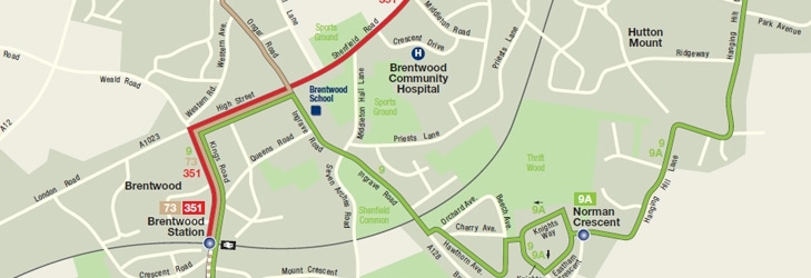 Network Maps Essex First Bus