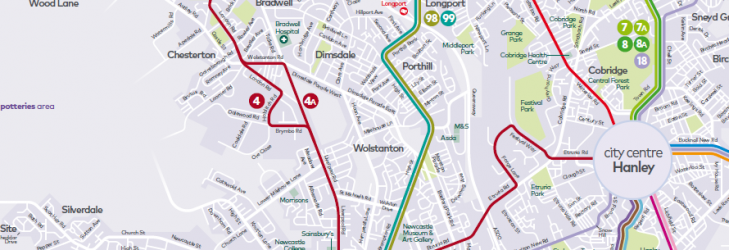 Network maps | Potteries | First Bus