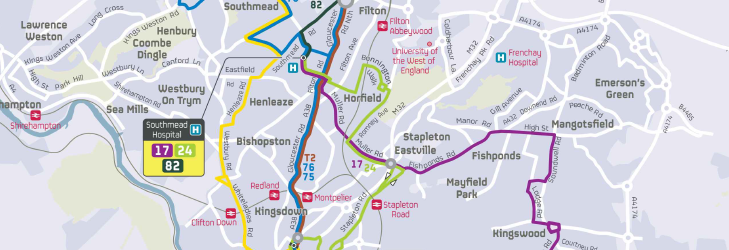 Network maps | Bristol, Bath and the West | First Bus